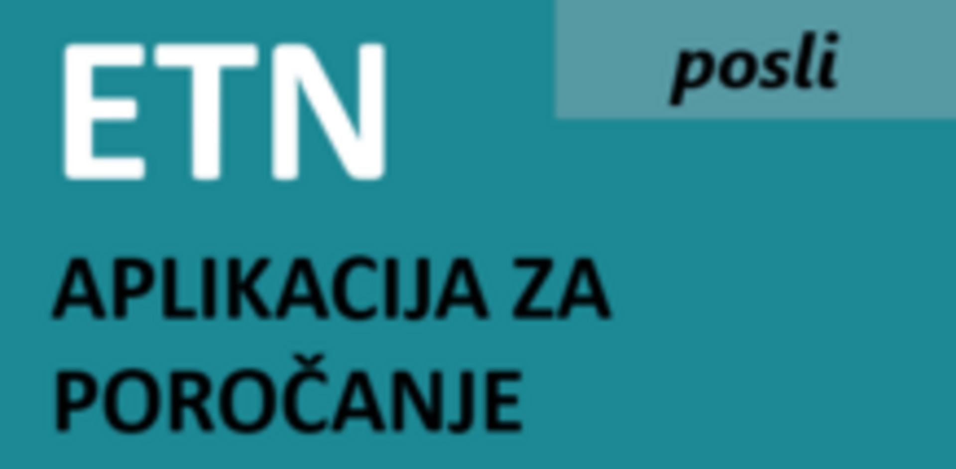 Poročanje v ETN - E-prostor